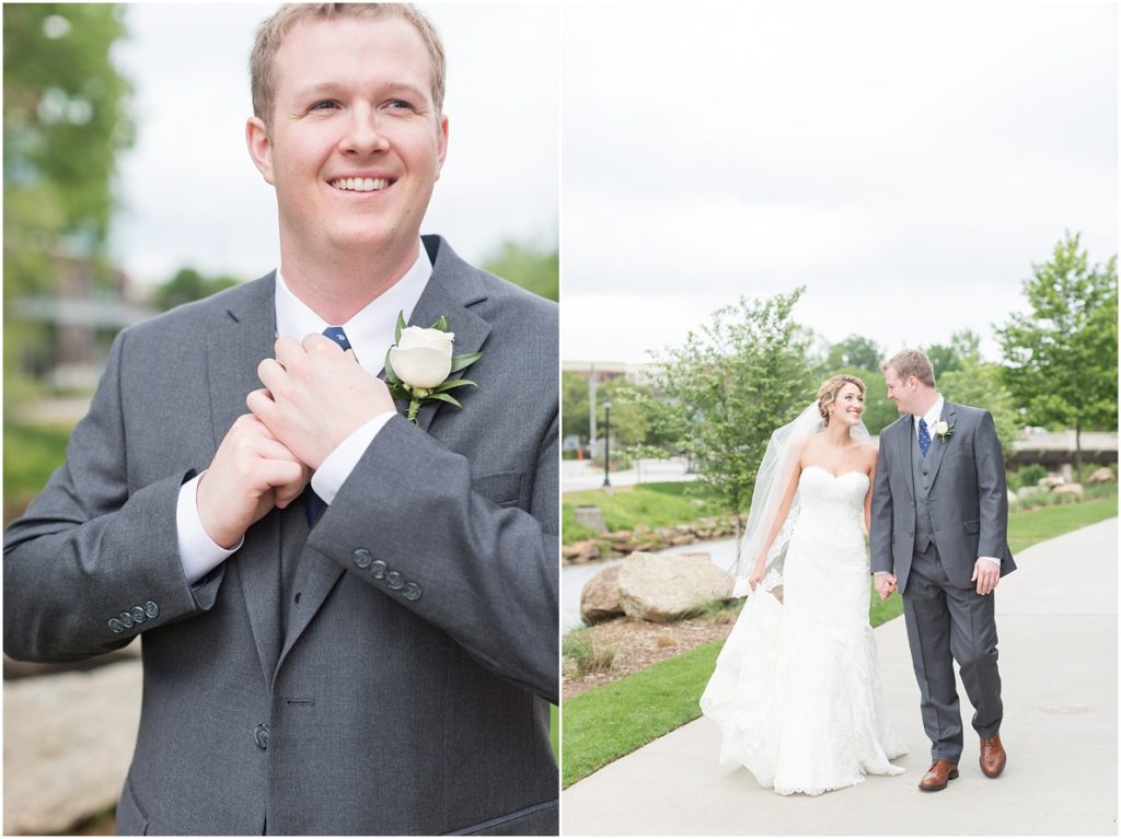 Beautiful Rainy Blush Wyche Pavilion Wedding | Ryan & Alyssa Photography