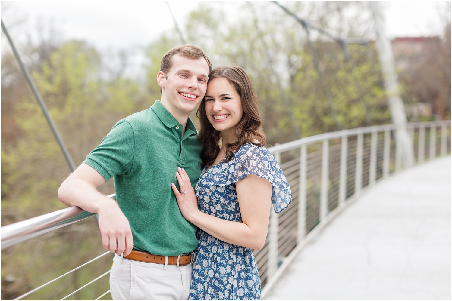 Noah & Caroline Downtown Greenville Engagement | Ryan & Alyssa Photography