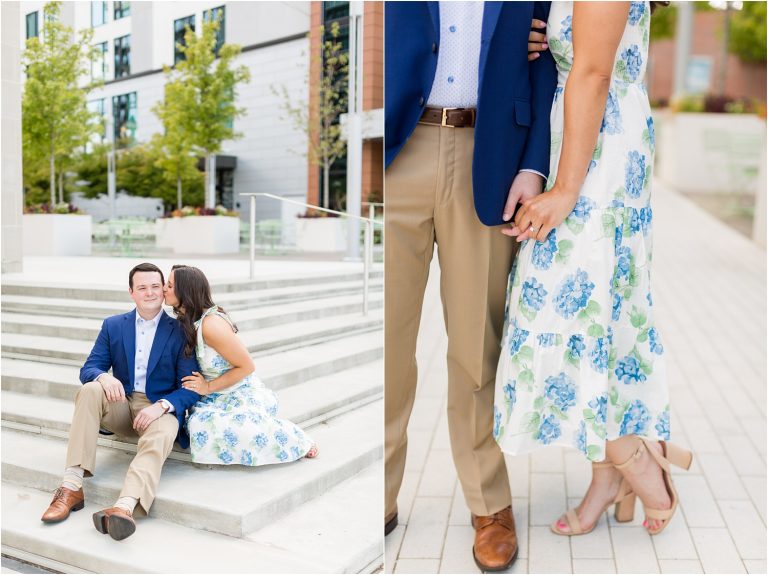 Arthur & Alex Engagement Downtown Greenville | Ryan & Alyssa Photography